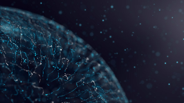 Sci-Fi Planet Particle Form, Motion Graphics | VideoHive