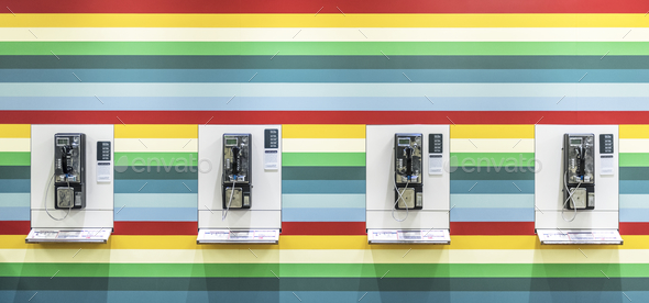 Payphone isolated on a color background Stock Photo by Rawpixel | PhotoDune