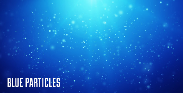 Blue Particles Background, Motion Graphics | VideoHive
