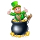 Pot of Gold St Patricks Day Leprechaun, Vectors | GraphicRiver