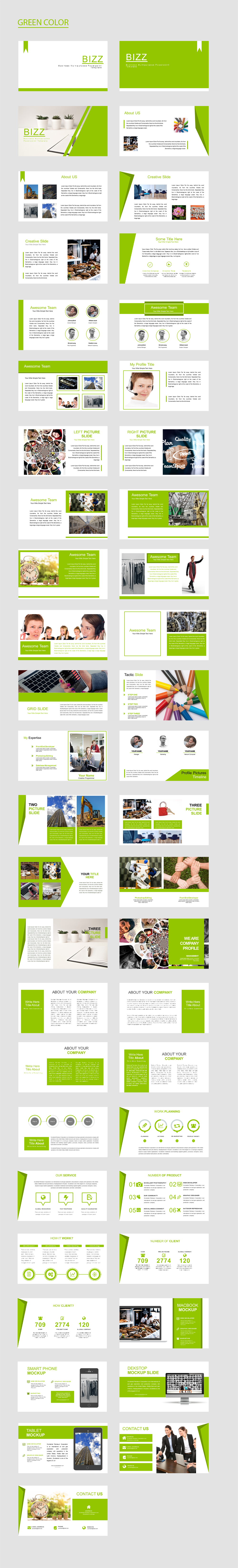 Bizz - Business Presentation Template, Presentation Templates ...