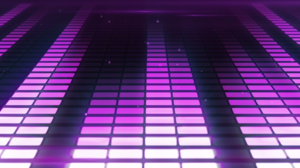Music Control Levels in Purple Color Bars, Motion Graphics | VideoHive