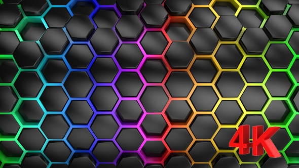 Background From Hexagons, Motion Graphics | VideoHive