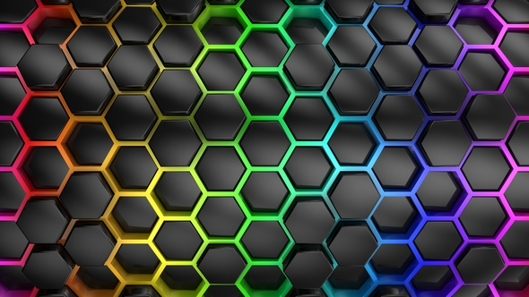 Background From Hexagons, Motion Graphics | VideoHive