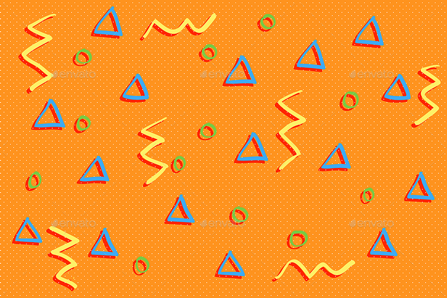 Minimalist Pop Geometric Shapes Backgrounds, Graphics | GraphicRiver