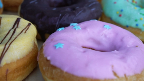 Footage Rotation Donuts, Stock Footage | VideoHive