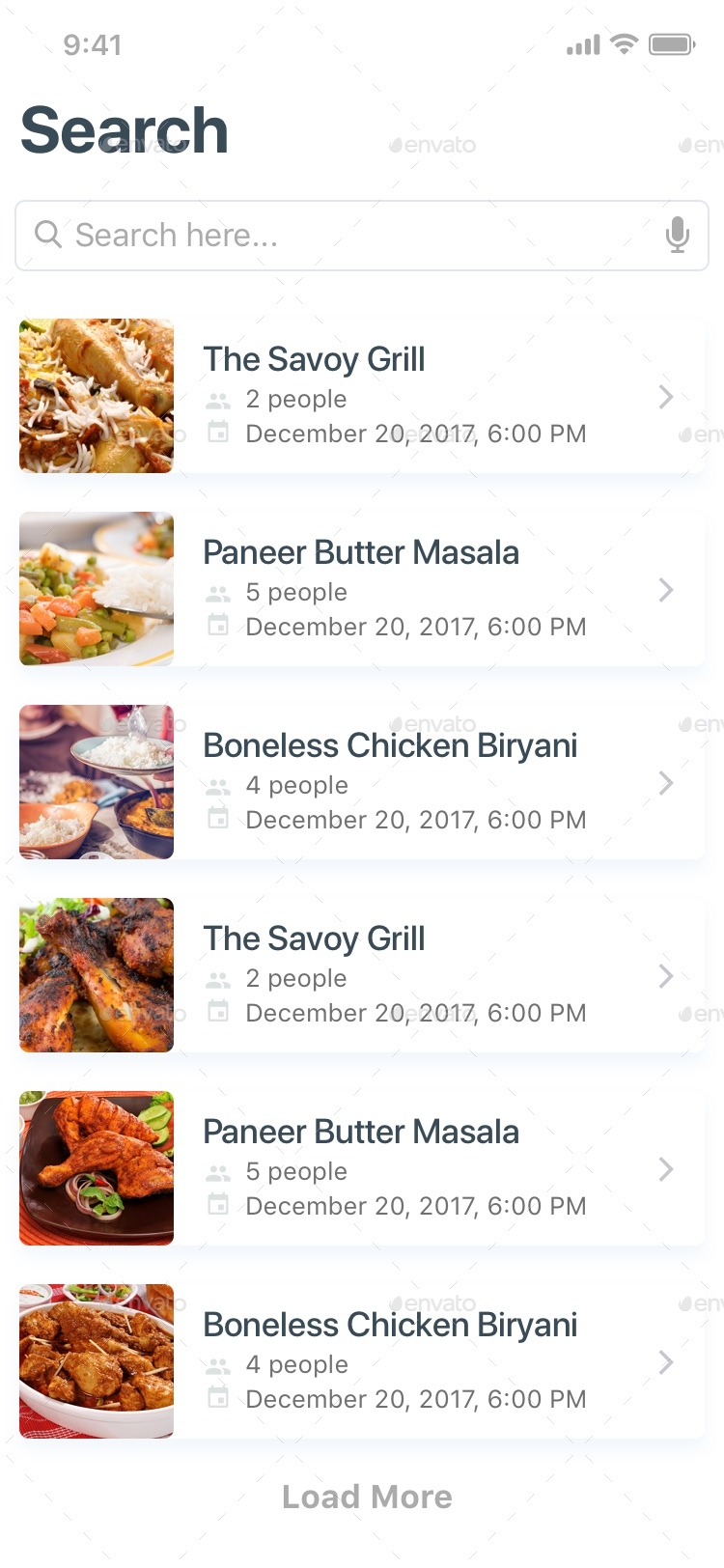 Restaurants Mobile app UI Kit, Web Elements | GraphicRiver
