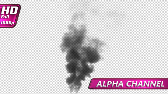 Rising up Clouds of Black Smoke, Motion Graphics | VideoHive