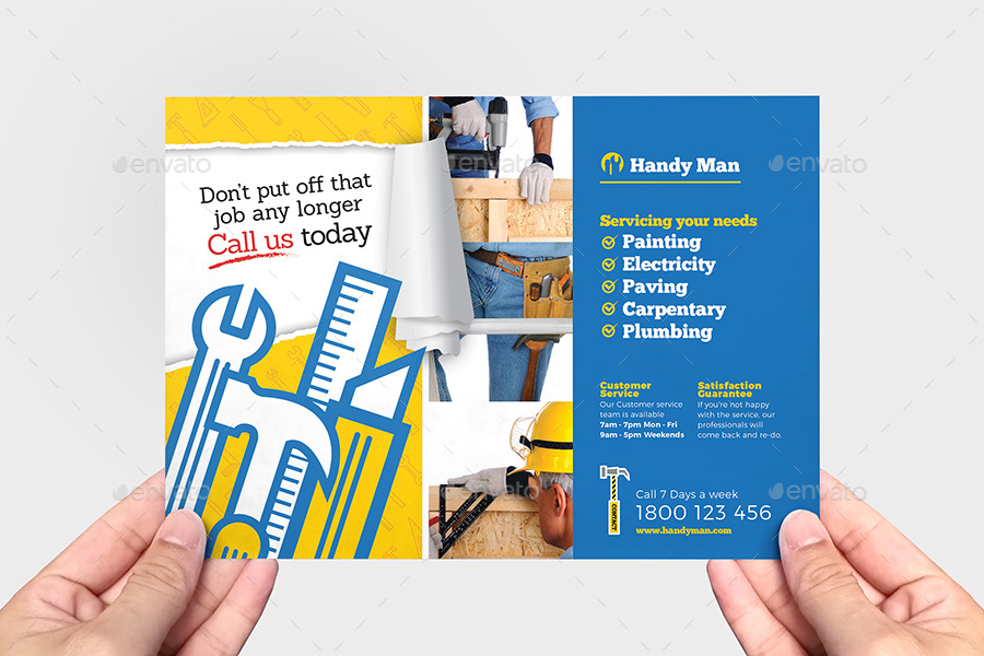 Handyman Templates Bundle, Print Templates | GraphicRiver