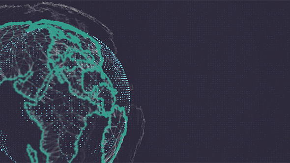 Plexus Globe Loop Background, Motion Graphics | VideoHive