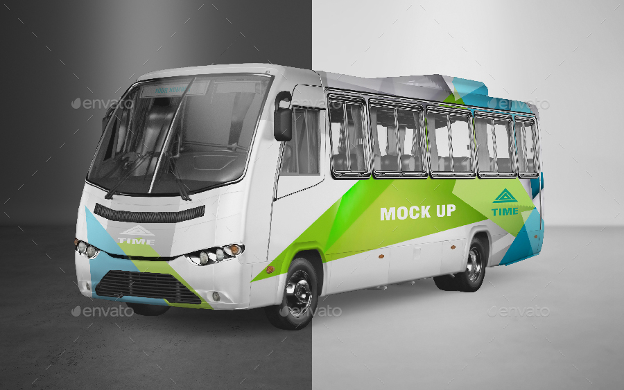 Bus Pack Mock-Up, Graphics | GraphicRiver