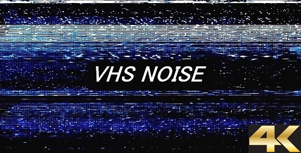 VHS Noise 4K, Motion Graphics | VideoHive