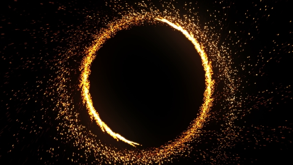 Abstract Ring of Fire Flame Fireworks Burning, Motion Graphics | VideoHive