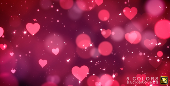 Heart Backgrounds, Motion Graphics | VideoHive