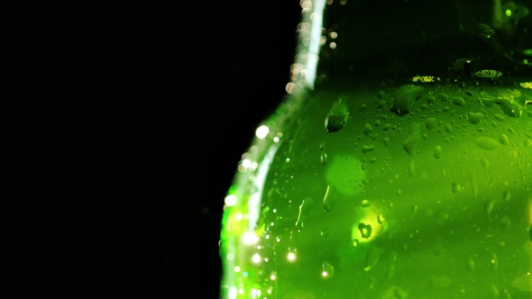 Drops of Water on a Cold Bottle, Stock Footage | VideoHive