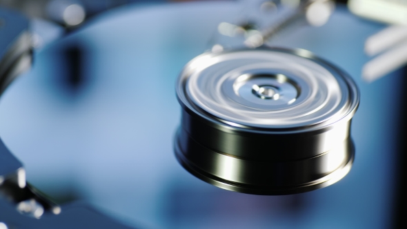 Storing and Recording Information Is a Computer Hard Drive Detail ...