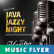 Java Jazzy Night Music Flyer / Poster, Print Templates | GraphicRiver