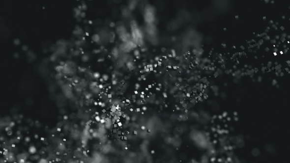Abstract 3D Flying Particles, Motion Graphics | VideoHive