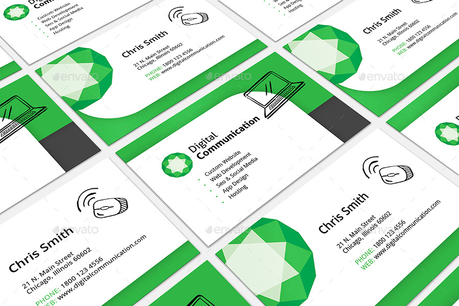 Web Design Service Business Card Template, Print Templates | GraphicRiver