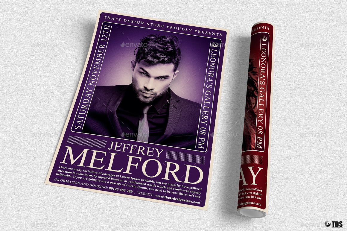 Artist Promotion Flyer Bundle, Print Templates | GraphicRiver