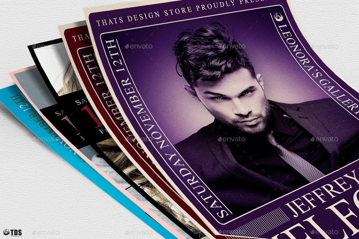 Artist Promotion Flyer Bundle, Print Templates | GraphicRiver