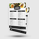 Food Menu - 4 Color Options, Print Templates | GraphicRiver