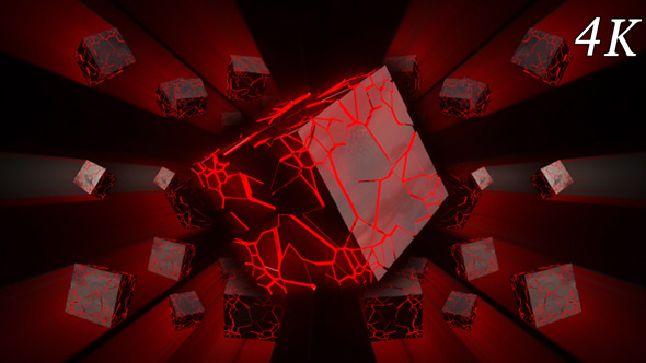 Red Cube 4K 01, Motion Graphics | VideoHive