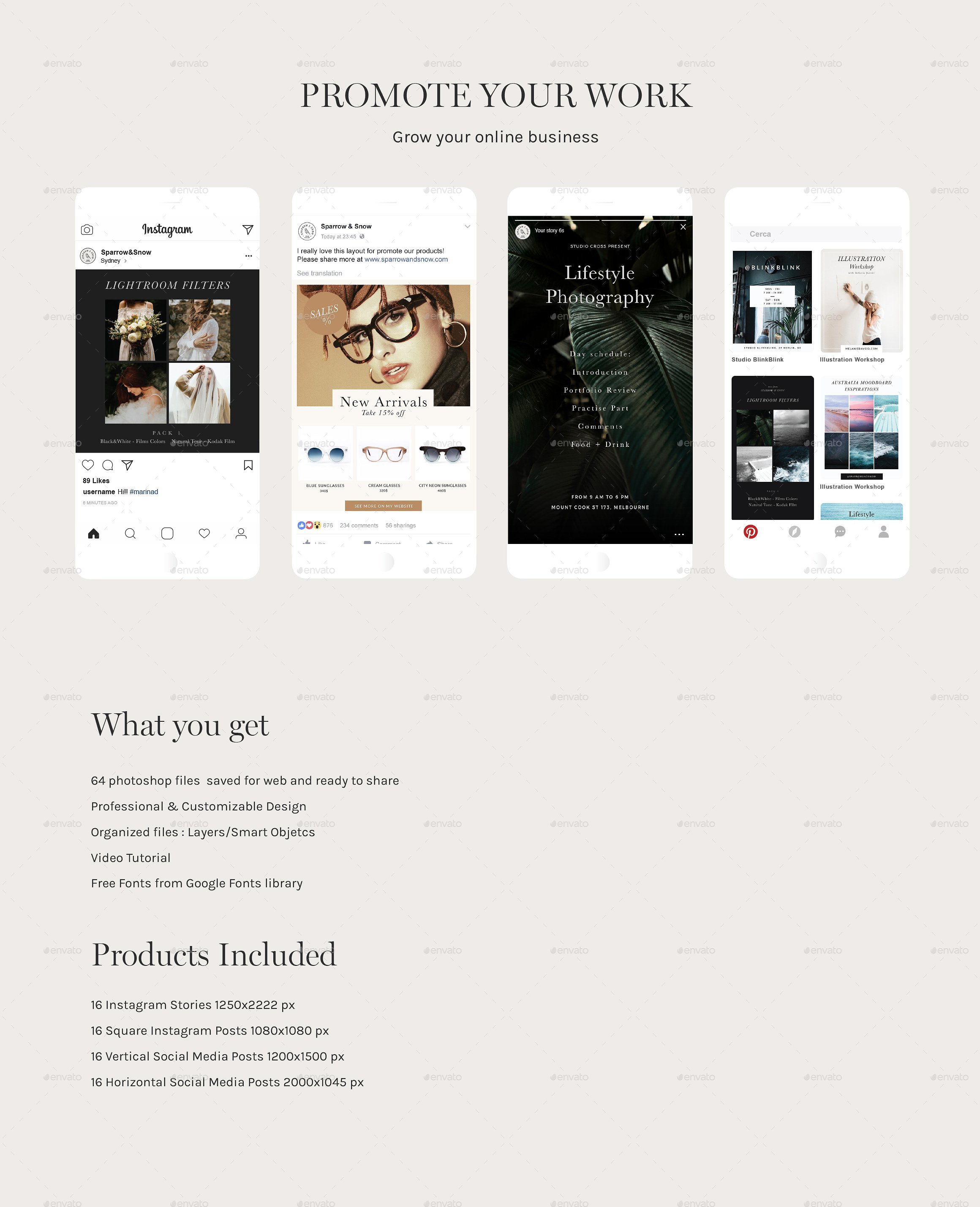 Promotion Social Pack Vol1, Web Elements | GraphicRiver