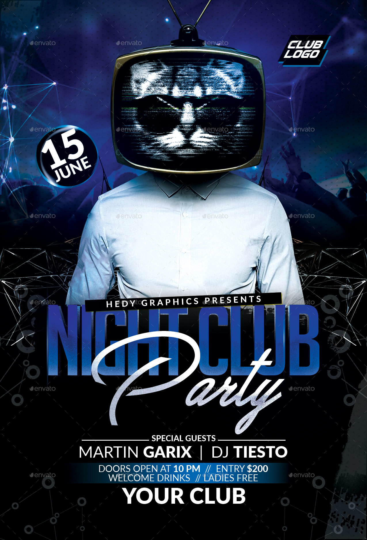 Night Club Party, Print Templates | GraphicRiver