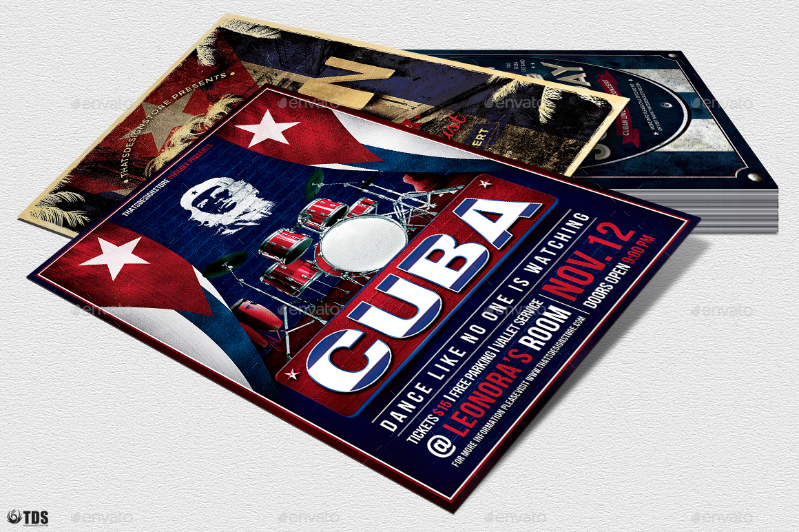 Cuban Flyer Bundle V2, Print Templates | GraphicRiver