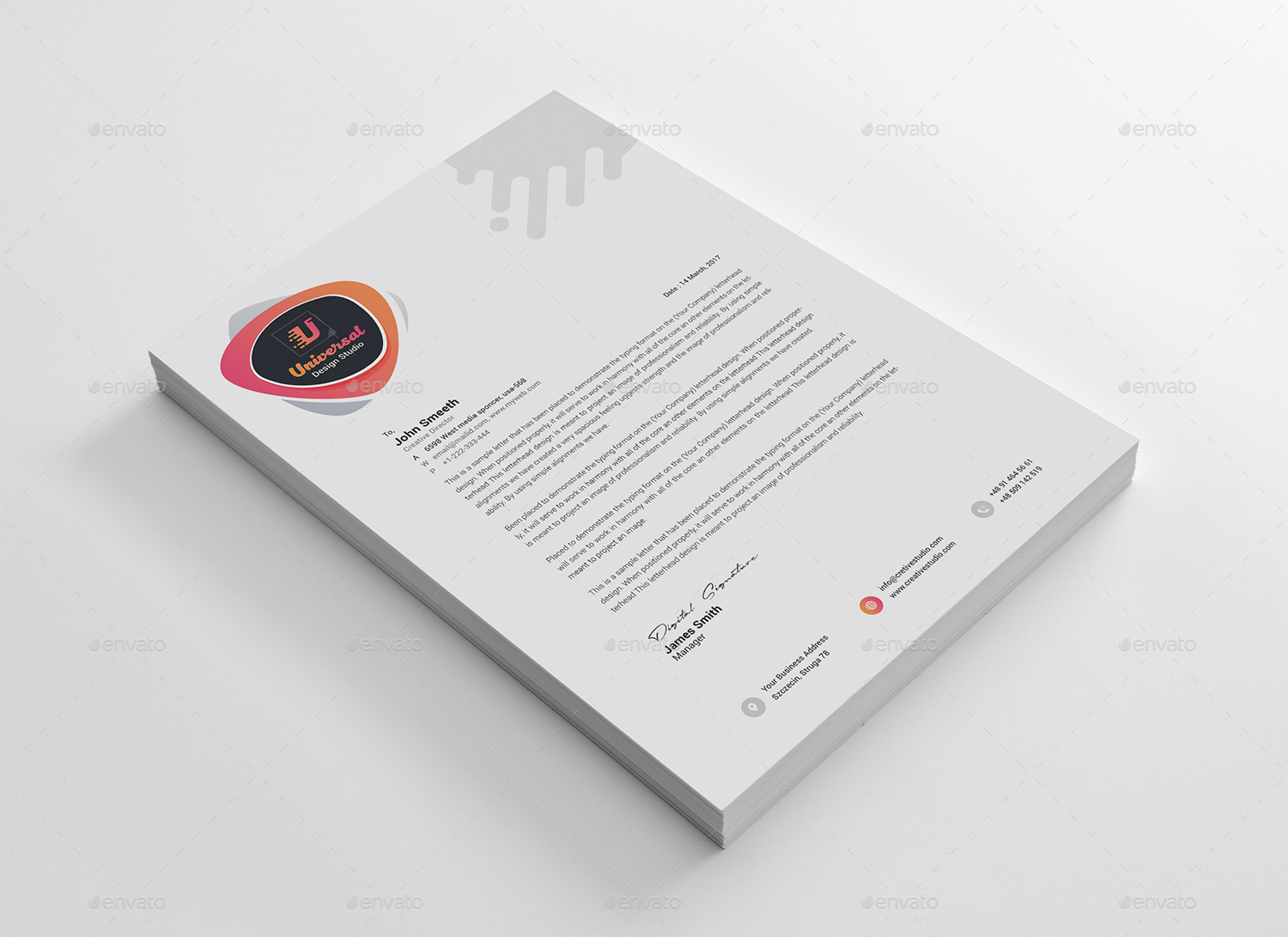 Letterhead, Print Templates | GraphicRiver