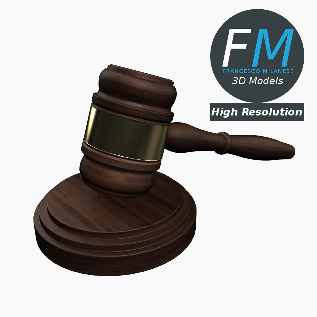 Law Hammer Gavel by FrancescoMilanese85 | 3DOcean