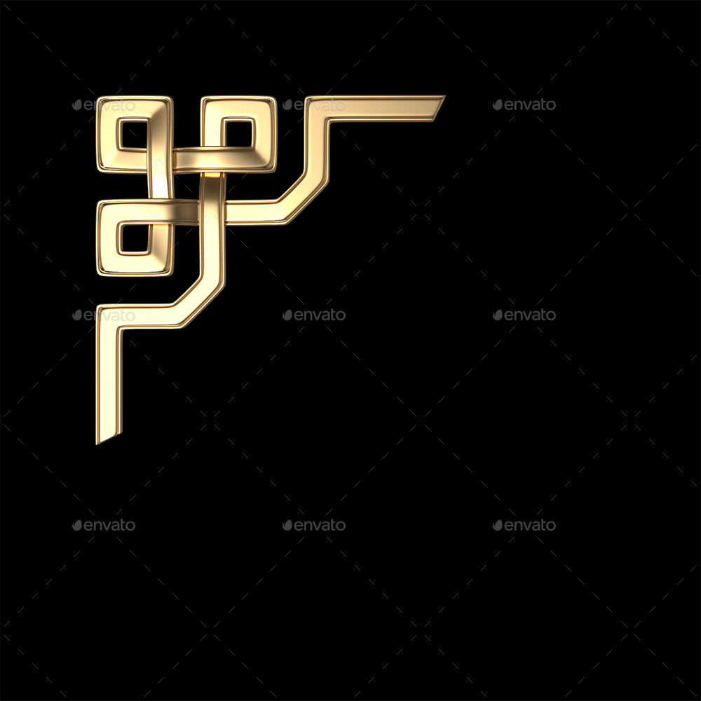 Asian Corner Pattern PNG Set, Graphics | GraphicRiver