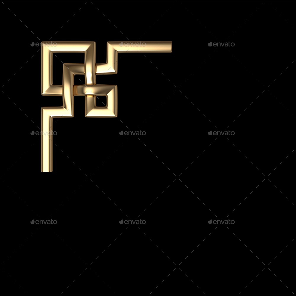 Asian Corner Pattern PNG Set, Graphics | GraphicRiver