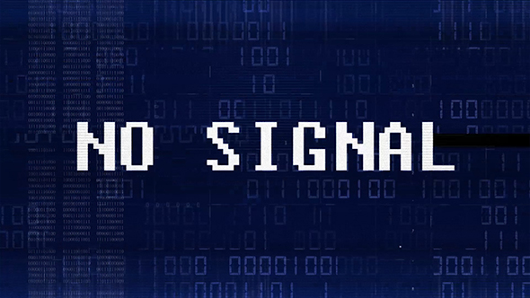 4K Glitch Digital Code - No Signal, Motion Graphics | VideoHive