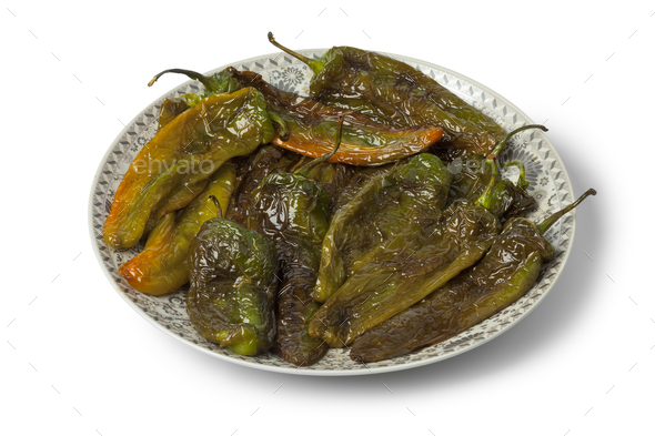 Moroccan dish with deepfried peppers Stock Photo by picturepartners