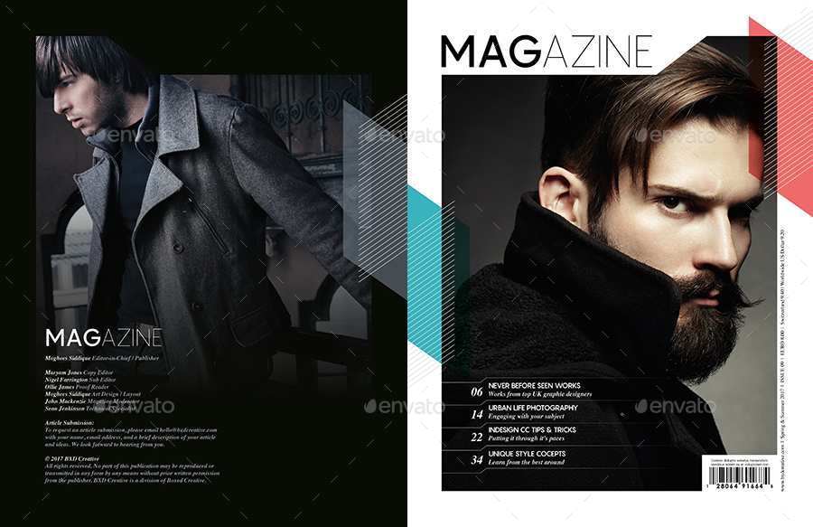 Magazine Template Bundle - InDesign Layout V5, Print Templates ...