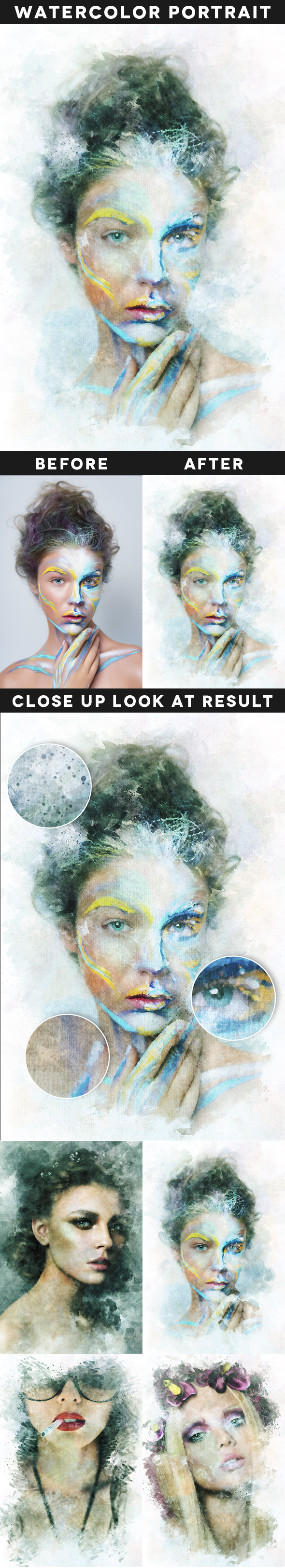 4 Artistic Actions Pack, Add-ons | GraphicRiver