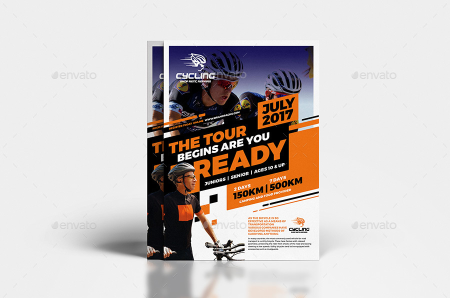 Cycling Race Poster Template, Print Templates | GraphicRiver