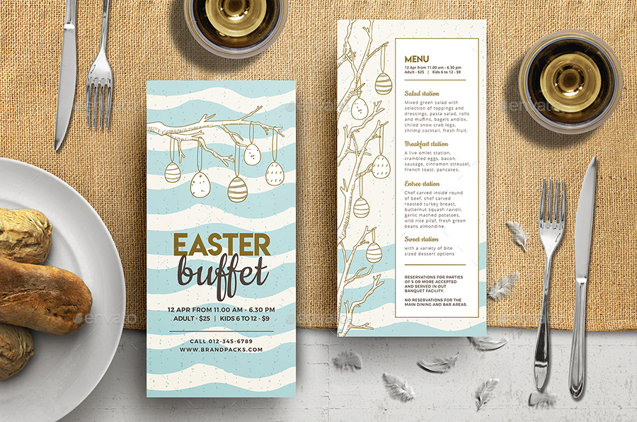 Easter Menu Vol.2, Print Templates | GraphicRiver