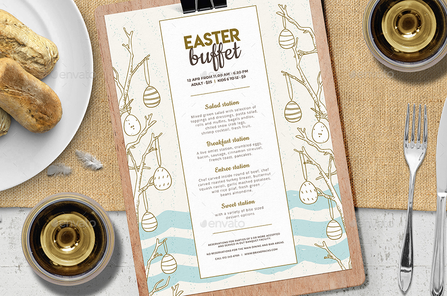 Easter Menu Vol.2, Print Templates | GraphicRiver