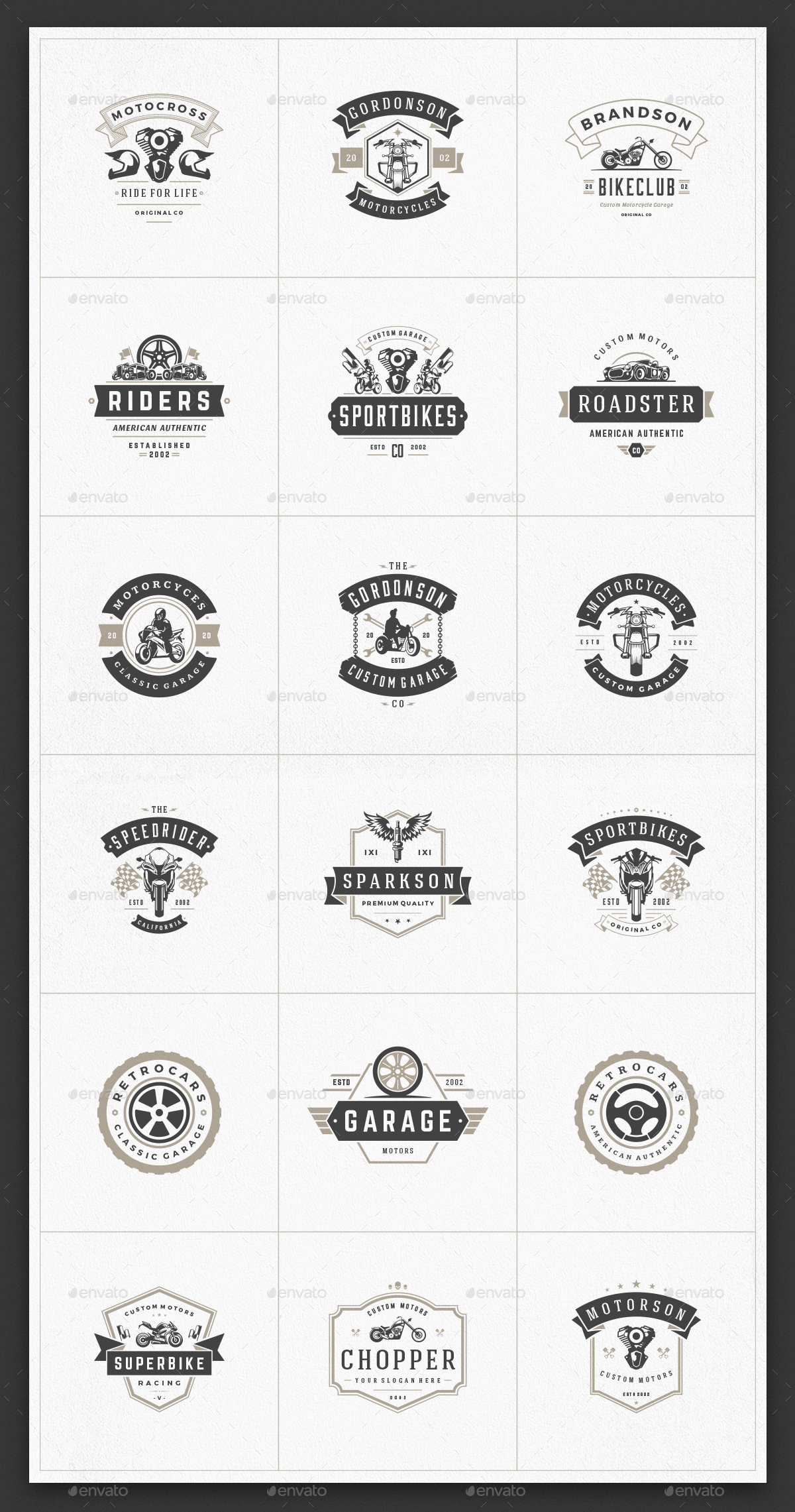 1100 Logos and Badges Bundle, Web Elements | GraphicRiver