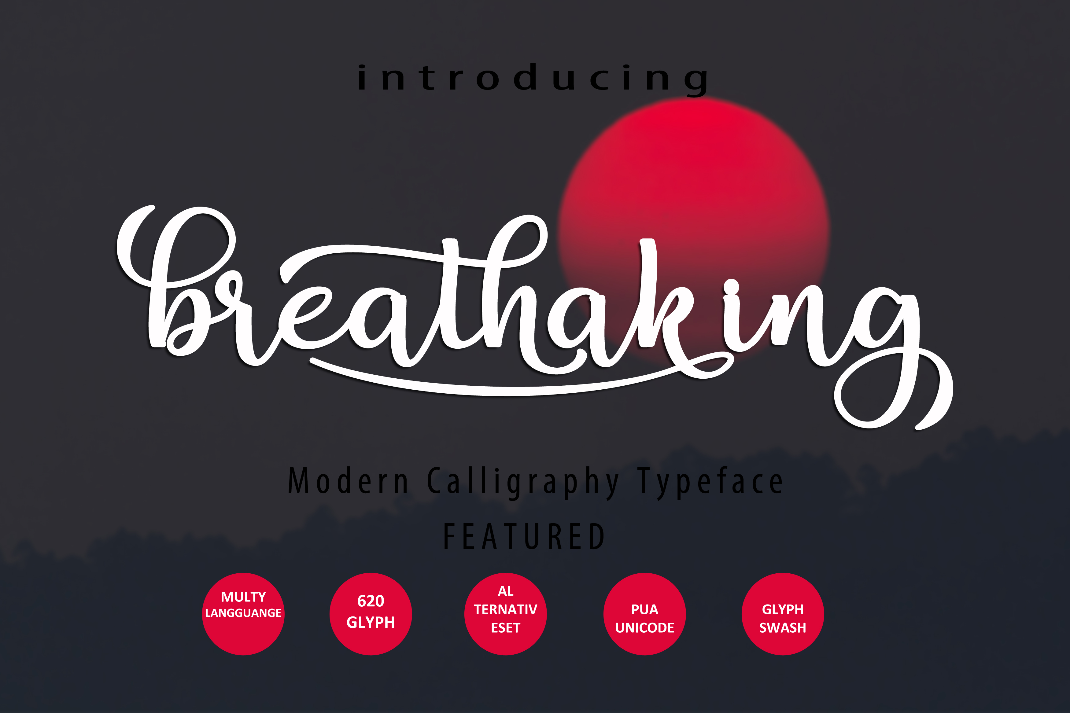 breathking script, Fonts | GraphicRiver