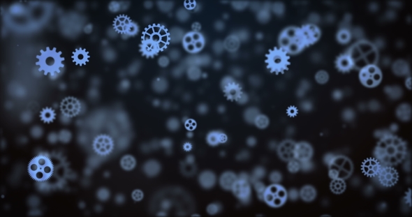 Loop Moving Gears Background, Motion Graphics | VideoHive