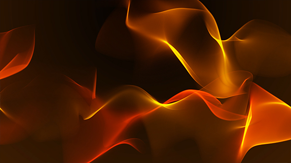 Abstract Glowing Fire Waves Background, Motion Graphics | VideoHive