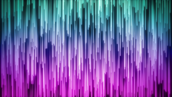 Seamless Retro Colorful Background of Neon Rays, Motion Graphics ...