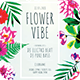 Flower Vibe Flyer, Print Templates | GraphicRiver