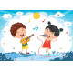 Vector Illustration Of Kids Playing Music, Vectors | GraphicRiver