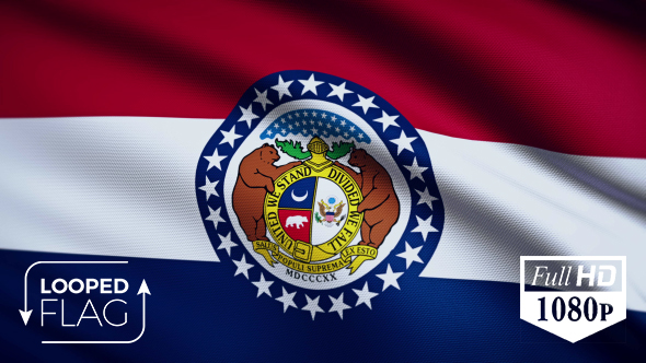 Missouri Flag by bourjart | VideoHive