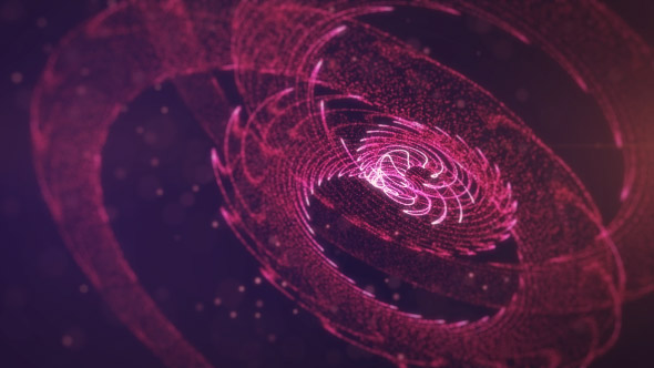 Glow Form Particles Red, Motion Graphics | VideoHive